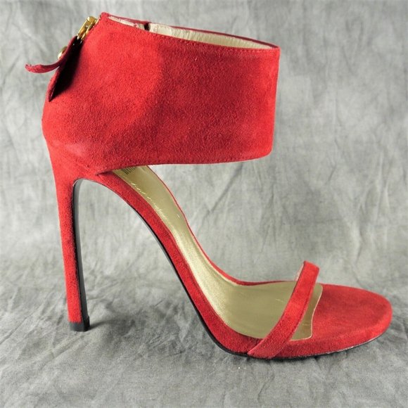Stuart Weitzman | Shoes | Nib Stuart Weitzman Red Suede Showgirl Sexy ...
